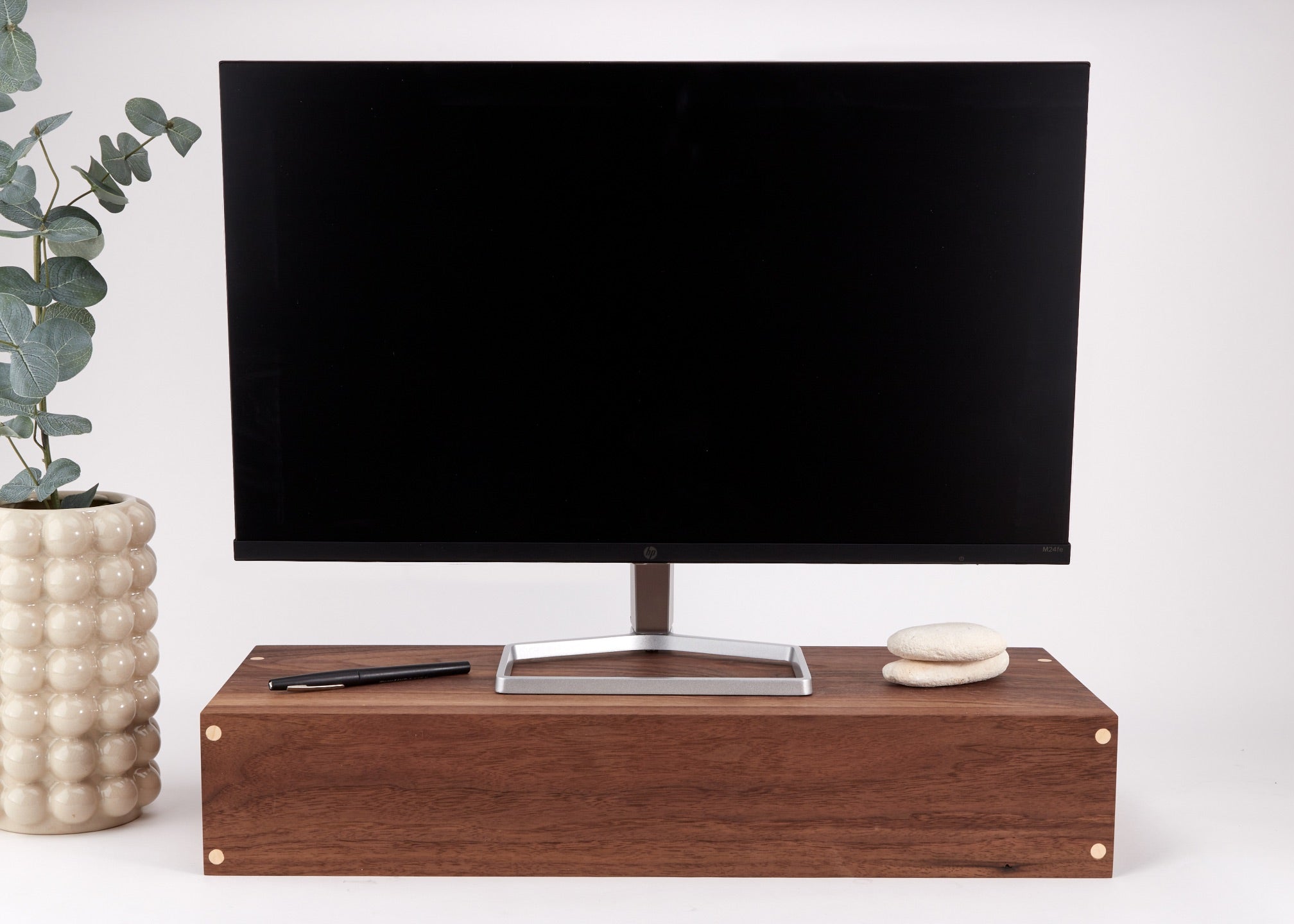 Monitor Stand (Solid Walnut) – Reds Wood Design